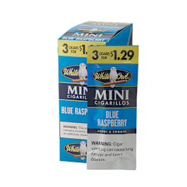 White Owl Mini Cigarillo Blue Raspberry 15/3 Cigars - Natural | Famous ...