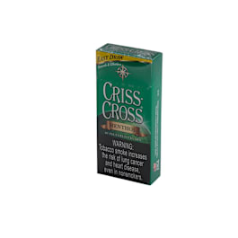 Criss Cross Heavy Weights Menthol 10/20 Cigars - Natural | Famous Smoke