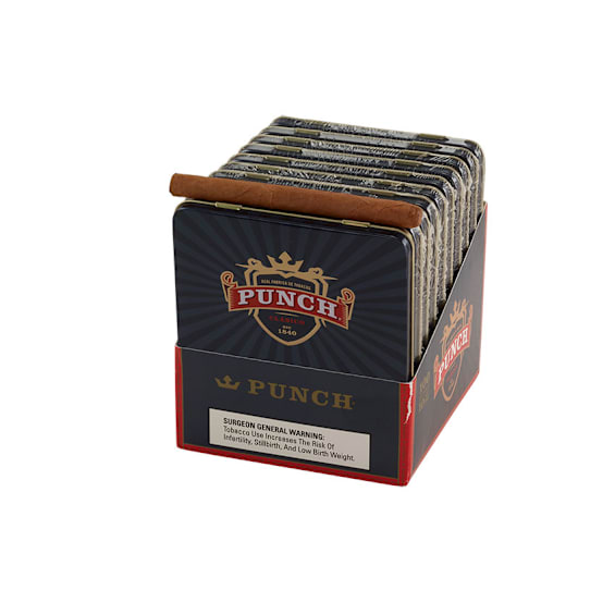 Punch Slim Panetela 10/10 Cigars - Natural | Famous Smoke
