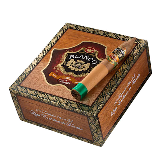 Blanco Liga Exclusiva de Familia Torpedo Connecticu Cigars - Natural ...