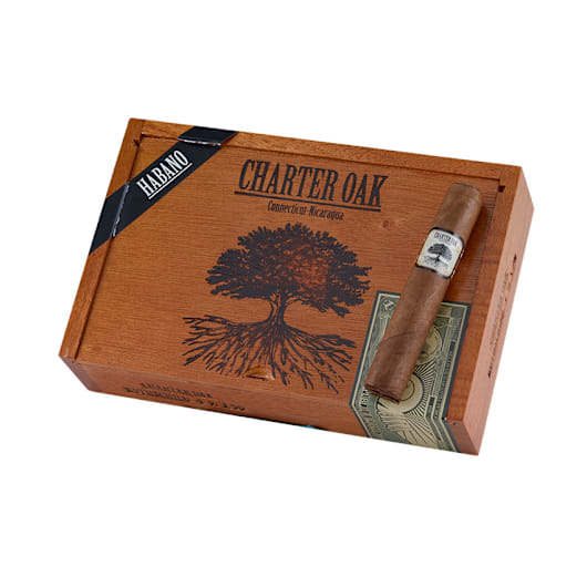 Charter Oak Habano Rothchild Cigars - Natural | Famous Smoke
