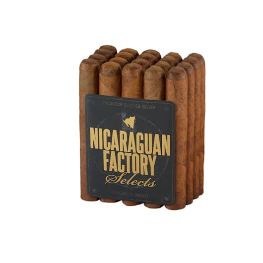 Nicaraguan Factory Selects 60 Cigars - Natural | Famous Cigars