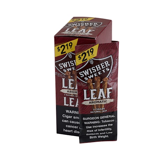 Swisher Sweets Leaf Sweet Cigarillos 10/3 Cigars - Natural | Famous Smoke