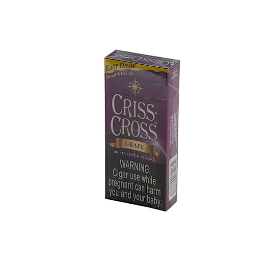 Criss Cross Heavy Weights Grape 10/20 Cigars - Natural | Famous Smoke