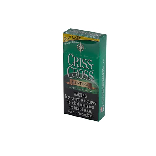 Criss Cross Heavy Weights Menthol 10/20 Cigars - Natural | Famous Smoke