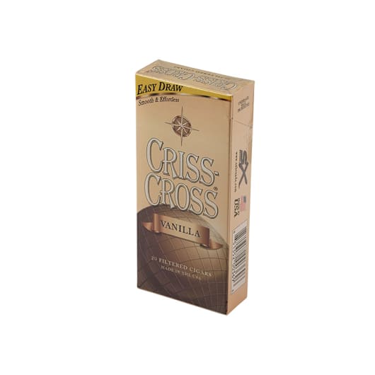 Criss Cross Heavy Weights Vanilla 10/20 Cigars - Natural | Famous Smoke