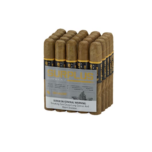 CAO Surplus Shade Robusto Cigars - Natural | Famous Smoke