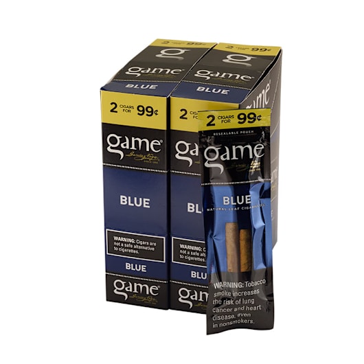 Garcia y Vega Game Cigarillos Blue (2) Cigars - Natural | Famous Cigars