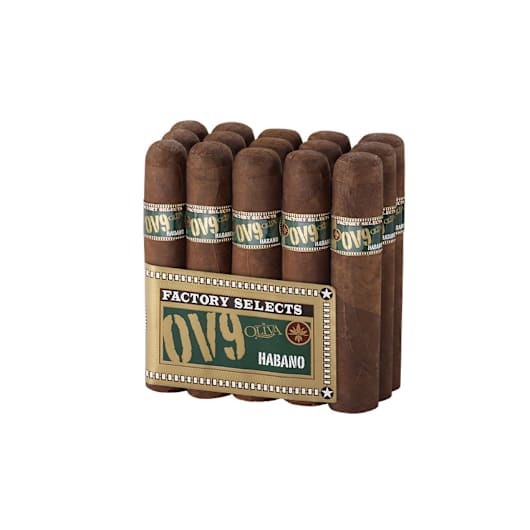 Oliva Factory Selects Habano 4 1/2 x 60 Cigars - Natural | Famous Smoke