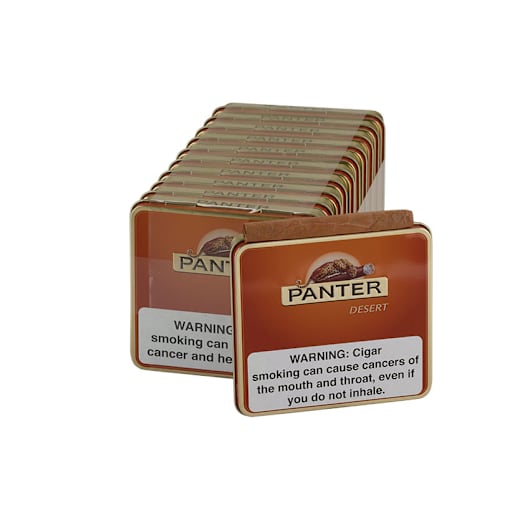 Panter Desert (20) Cigar Tin - Natural | Famous Cigars