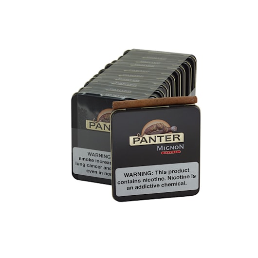 Panter Mignon Deluxe 10/20 Cigars - Natural | Famous Smoke