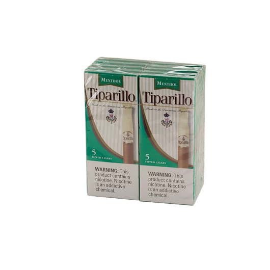 Tiparillo Menthol Blend 10/5 Cigars - Natural | Famous Smoke