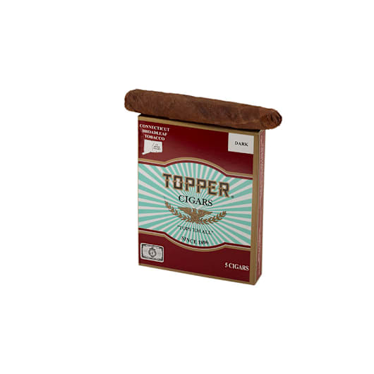 Topper Broadleaf Dark 10/5 Cigars - Dark Natural | Famous Smoke