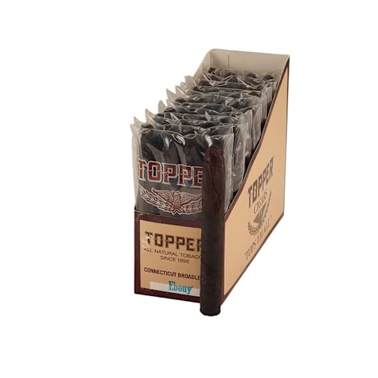Topper Ebony 12/4 Cigars - Maduro | Famous Smoke