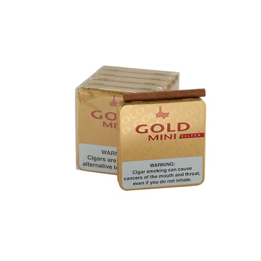 Villiger Gold Special Edition Filter 5/20 Cigars - Natural | Famous Smoke