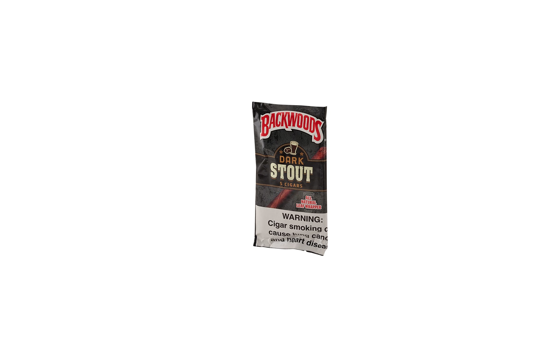 Backwoods Dark Stout 8/5 Cigars - Natural | Famous Smoke