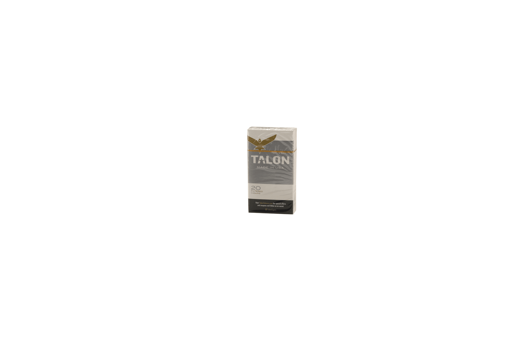 Talon Filtered Cigars Silver 10/20 - Natural | Famous Smoke