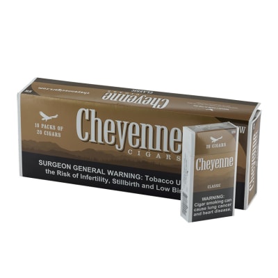 Cheyenne Full Flavor 100's 10/20 Cigars - Natural | Famous Smoke